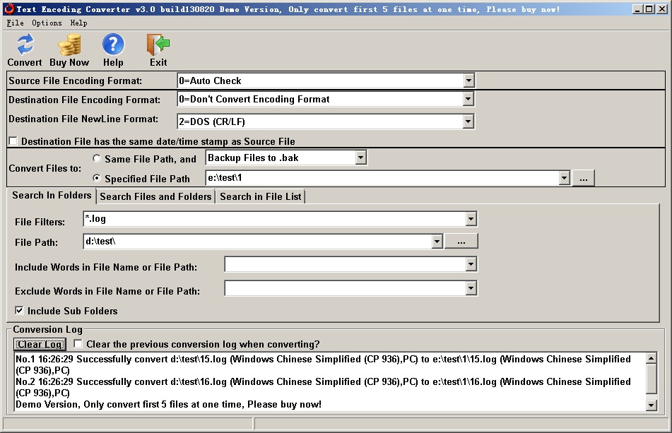 Text Encoding Converter, batch convert Encoding file easily and quickly Text Encoding Converter, batch convert Encoding file easily and quickly